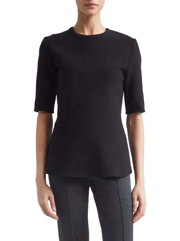 HIGH SPORT Wes Mini Check Top - Black