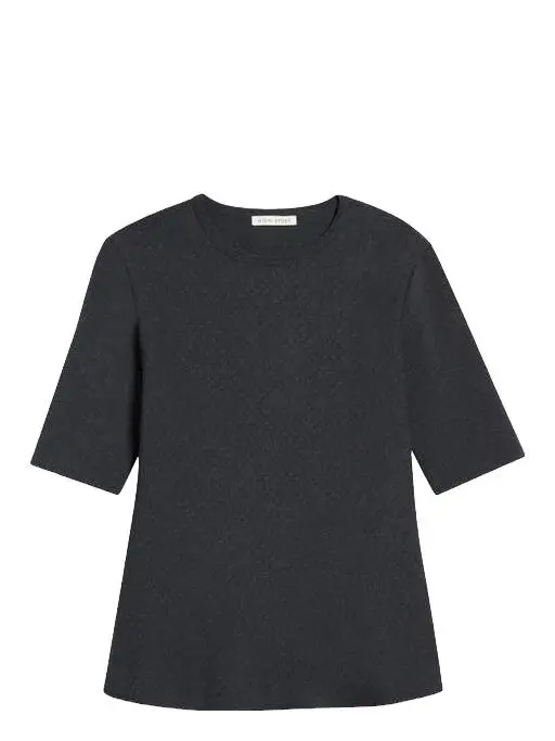 HIGH SPORT Wes Mini Check Top - Charcoal
