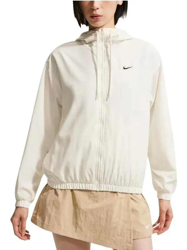 Nike Uv Classic Loose Fit Hooded Jacket - Sail