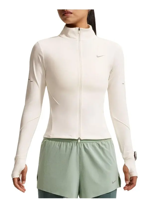 Nike Swift Dri-fit Full Zip Jacket Asia Sizing 'light Bone Sail - Light Bone/sail