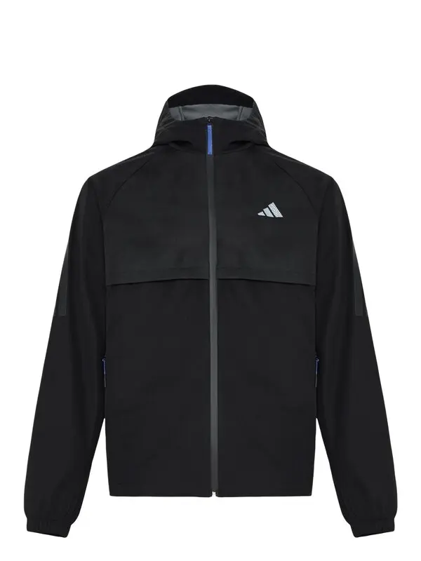 Adidas Knit Bonding Hooded Jacket - Black