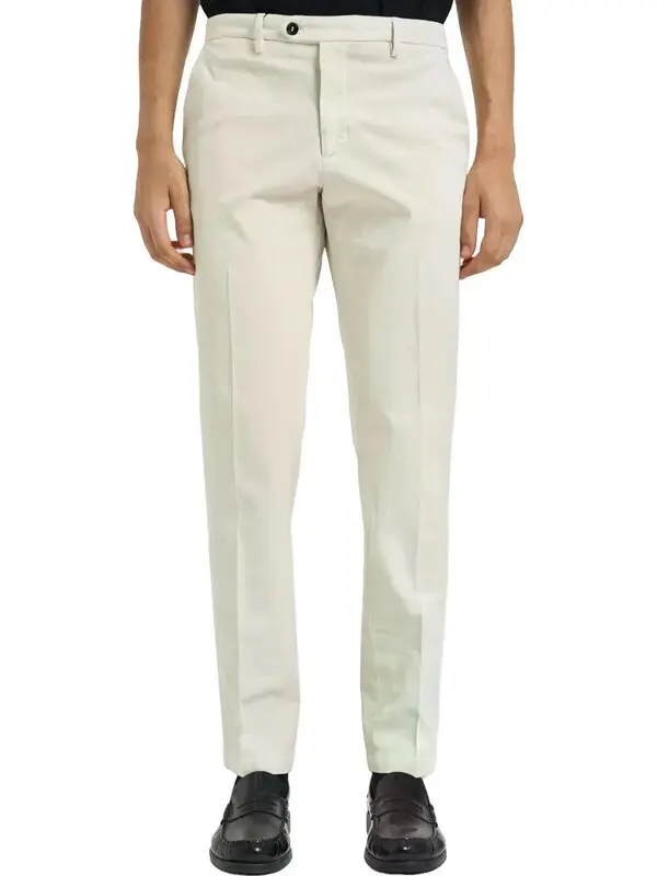 BRIGLIA 1949 Naviglio Pressed-crease Tailored Trousers - Neutrals