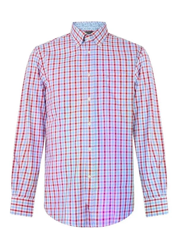 Paul & Shark Check-pattern Button-down Shirt - Red