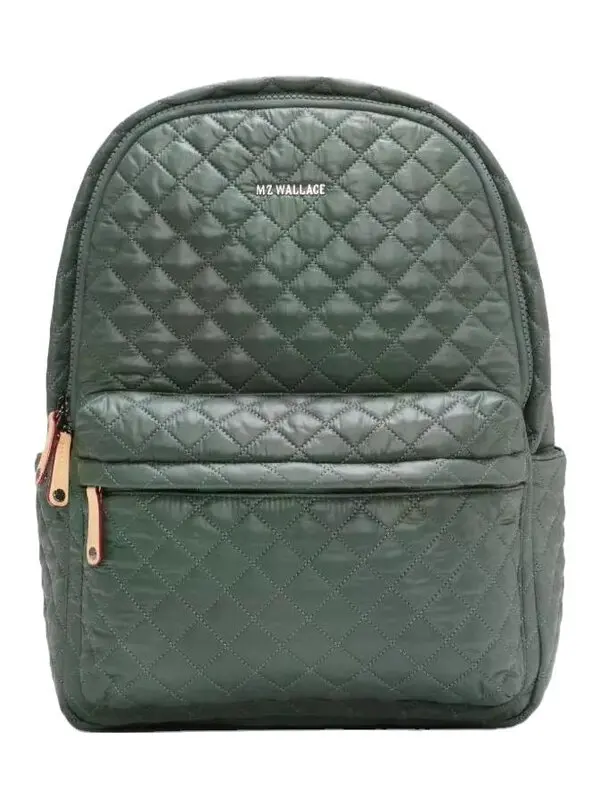 Mz Wallace Juniper Metro Quilted Backpack - Green