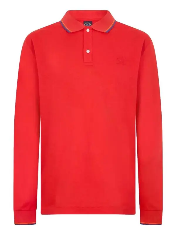 Paul & Shark Long-sleeve Polo Shirt - Red