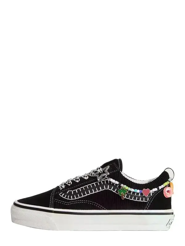 VANS X Cocona Hiraki Old Skool Bead-embellished Sneakers - Black