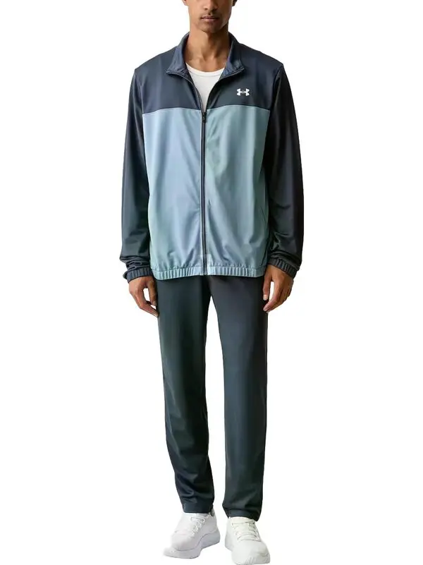 Under Armour Rival Colour-block Zip-up Tracksuit - Blue