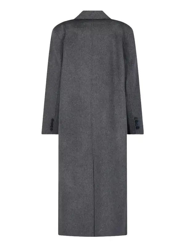 THE FRANKIE SHOP Gaia Double-breasted Coat - Grey