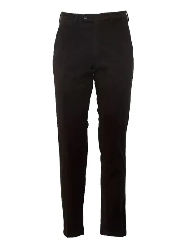 BRIGLIA 1949 Cotton Trousers - Brown