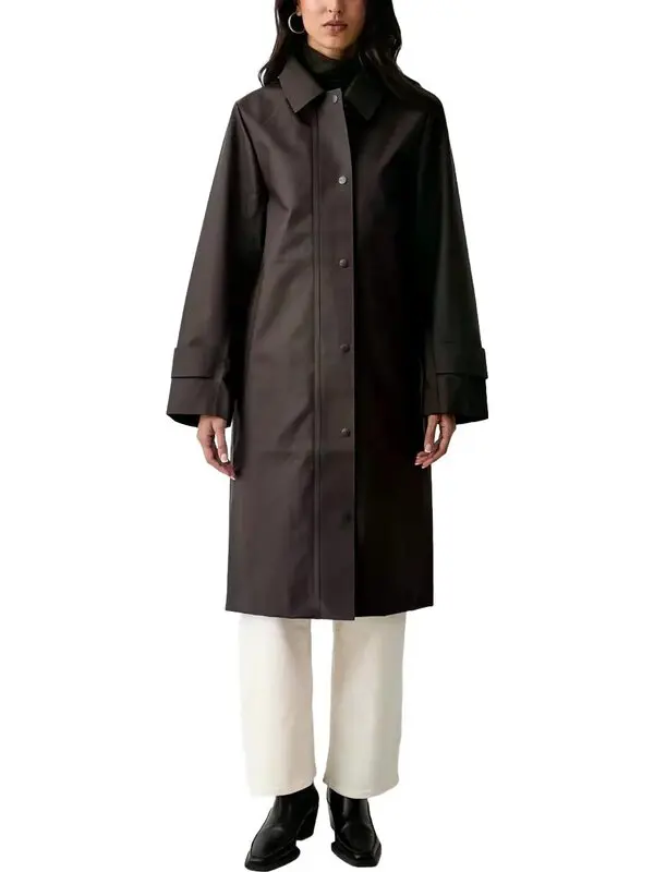 Rains Button-up Raincoat - Brown