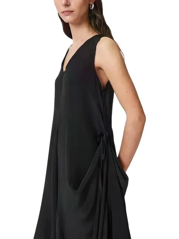 ALLSAINTS Asymmetric Sleeveless Dress - Black