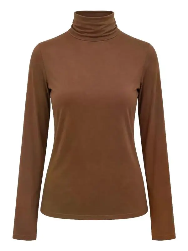Seventy Roll-neck Long-sleeve Sweater - Brown