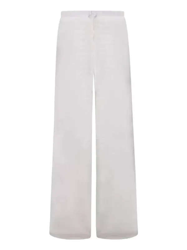 RÓHE Satin Palazzo Pants - Neutrals