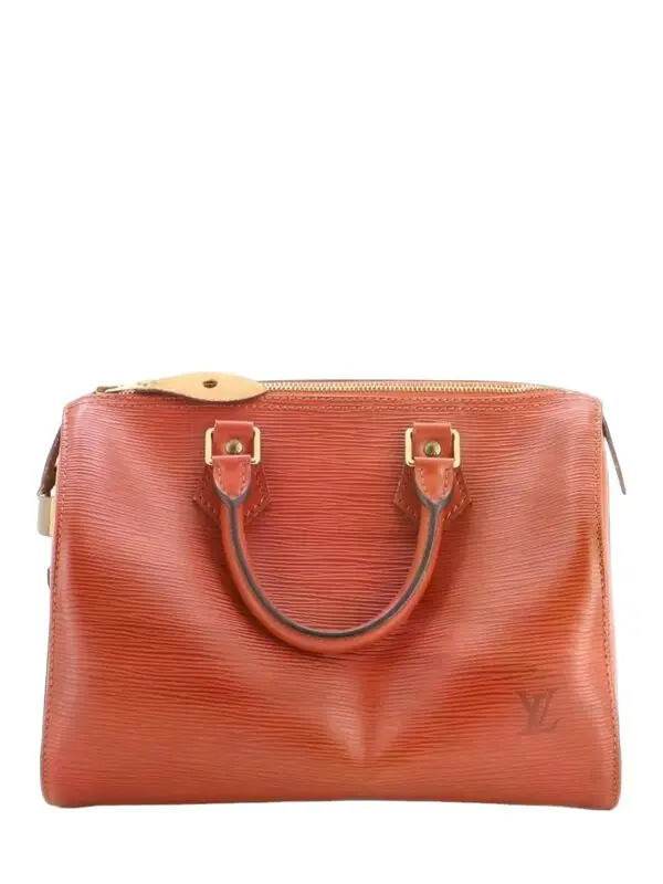 LOUIS VUITTON Speedy Handbag Epi Leather 25 Satchel - Brown
