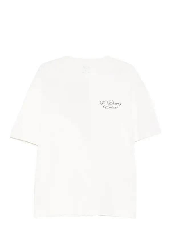 Eleventy Graphic-print T-shirt - White
