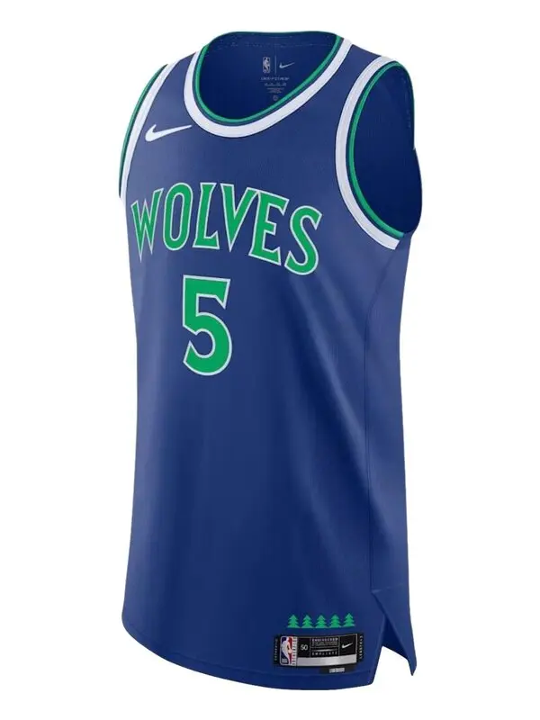 Nike Dri-fit Adv Nba Minnesota Timberwolves Authentic Jersey - Rush Blue
