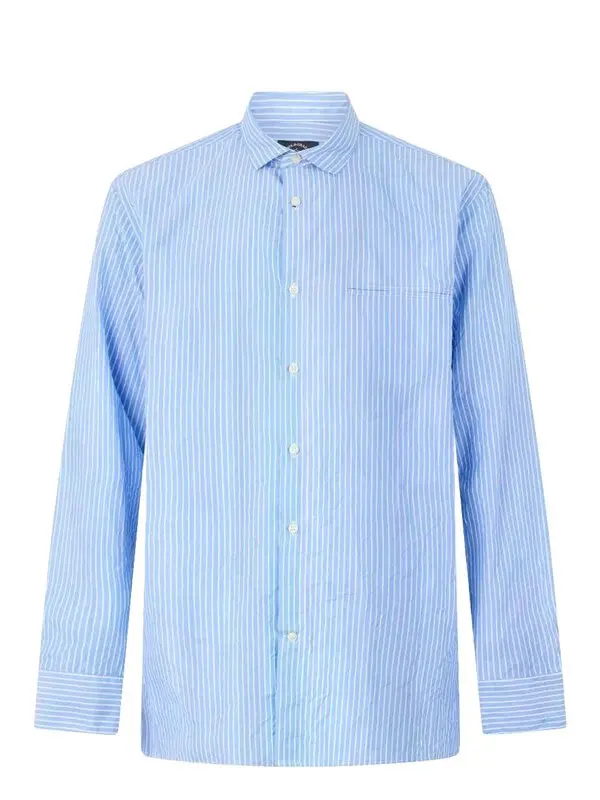 Paul & Shark Striped Long-sleeve Shirt - Blue