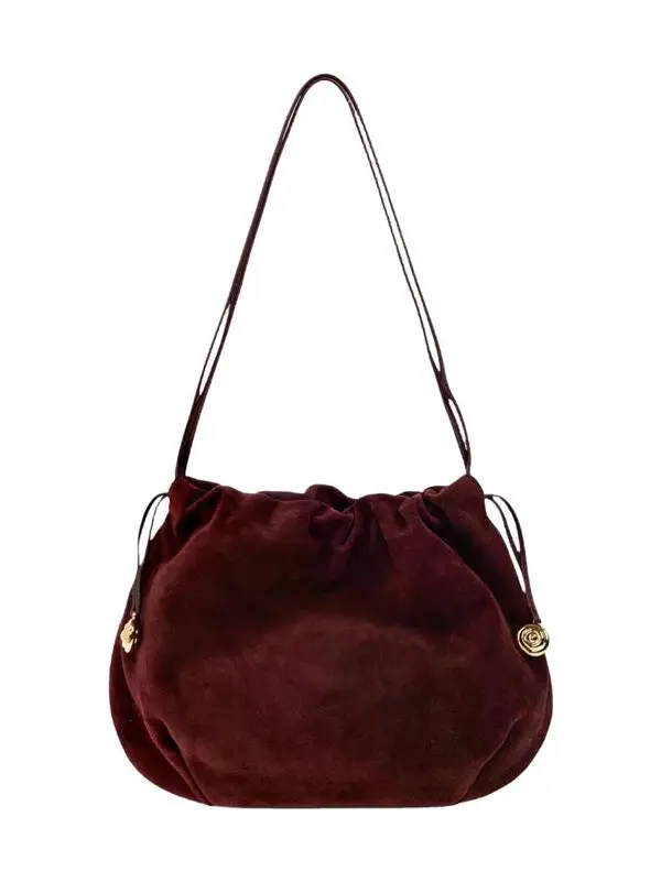 LIFFNER Charm Pouch Suede Shoulder Bag - Red