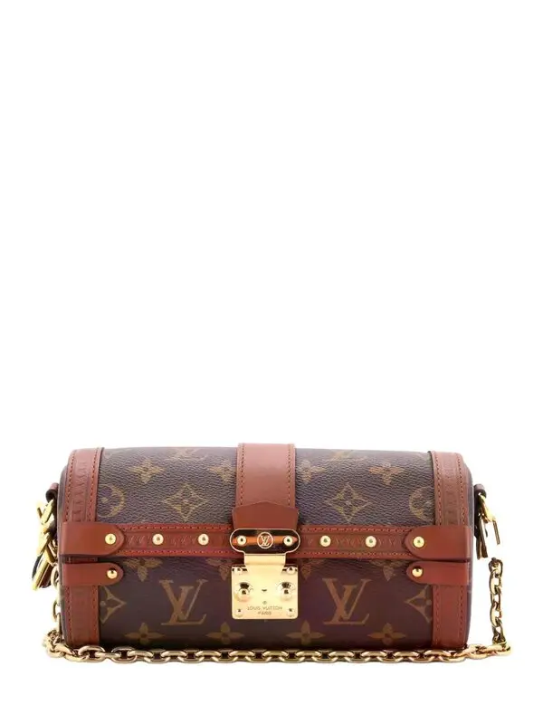 LOUIS VUITTON Papillon Trunk Bag Monogram Canvas Shoulder Bag - Brown