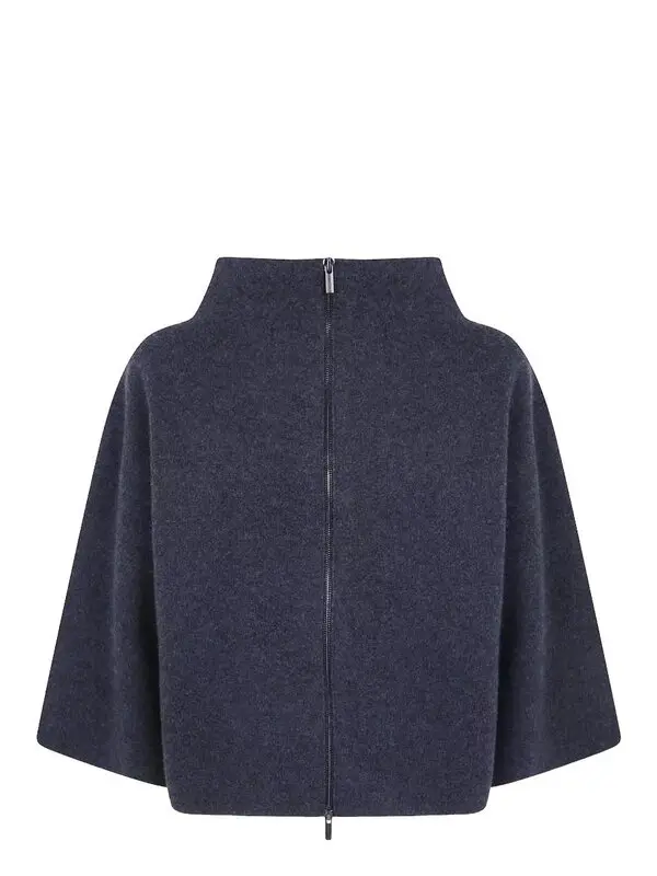 GENTRYPORTOFINO Zip-up Cashmere Cardigan - Grey