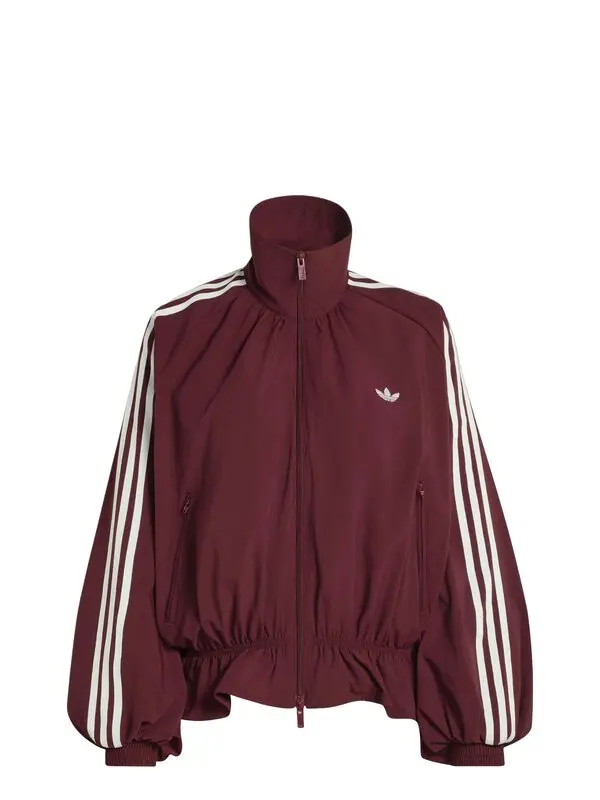 Adidas Blousy Oversized Track Top Asia Sizing - Shadow Red