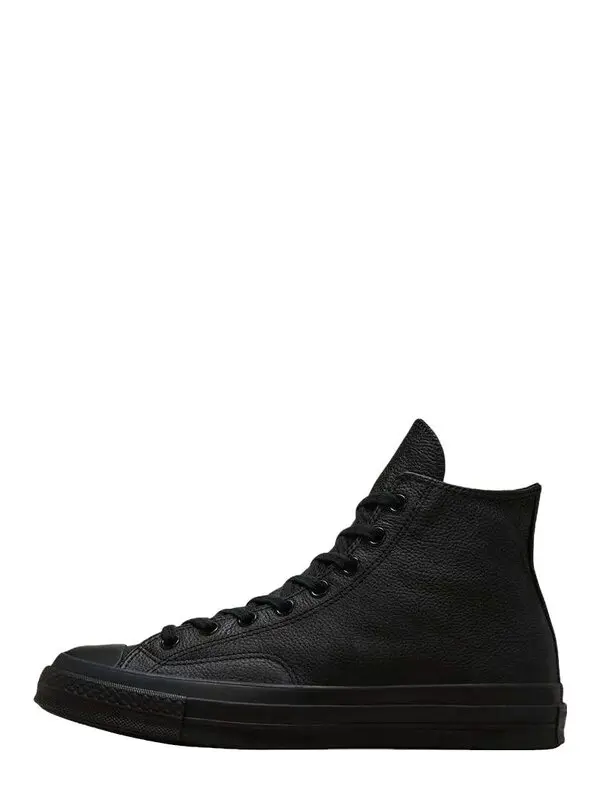 CONVERSE Chuck 70 Tonal Leather Hi Top - Black