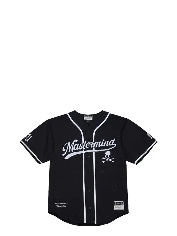 Mitchell & Ness X Mastermind Baseball Jersey - Black