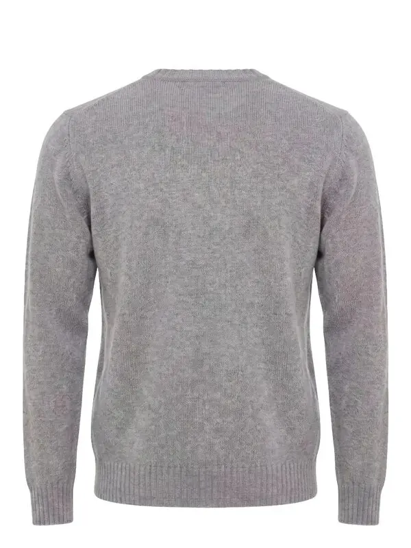 PIACENZA CASHMERE 1733 Long-sleeve Cashmere Sweater - Grey