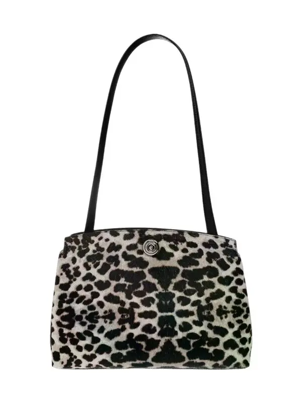 LIFFNER Pushlock Leopard-print Shoulder Bag - Neutrals