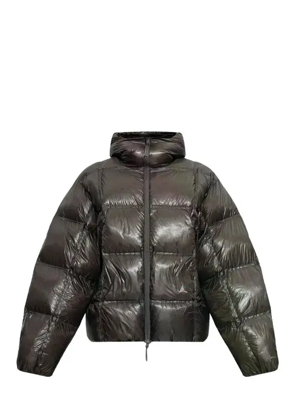ROA Quilted Hooded Down Jacket - Grey