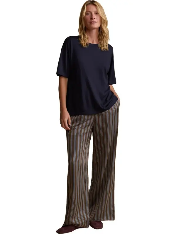 Jenni Kayne Merino T-shirt - Navy