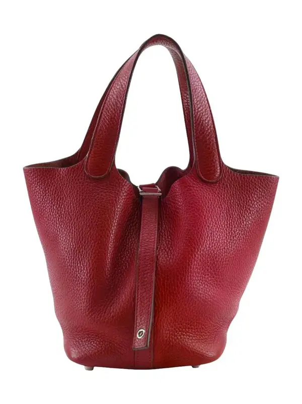 Hermès 2017 Clemence Picotin Lock 18 Handbag - Red