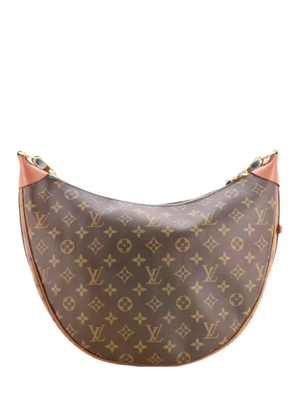 LOUIS VUITTON Loop Reverse Monogram Canvas Hobo Bag - Brown