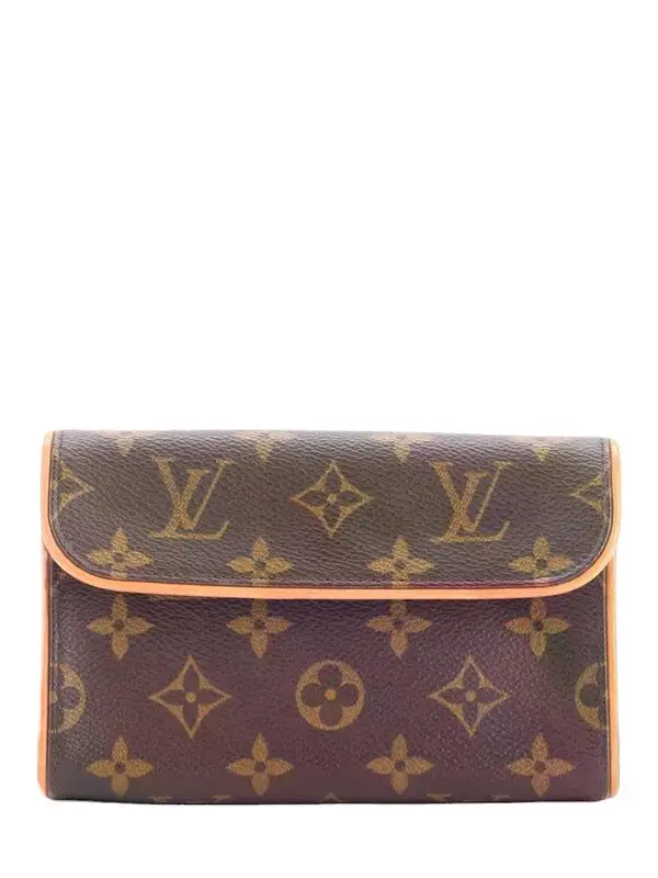 LOUIS VUITTON Florentine Waist Bag Monogram Canvas Belt Bag - Brown