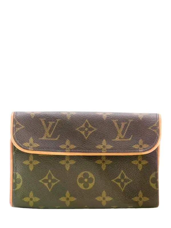 LOUIS VUITTON Florentine Waist Bag Monogram Canvas Belt Bag - Brown