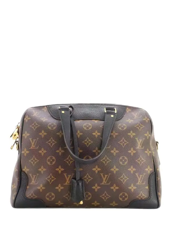 LOUIS VUITTON Retiro Nm Handbag Monogram Canvas And Leather Satchel - Black