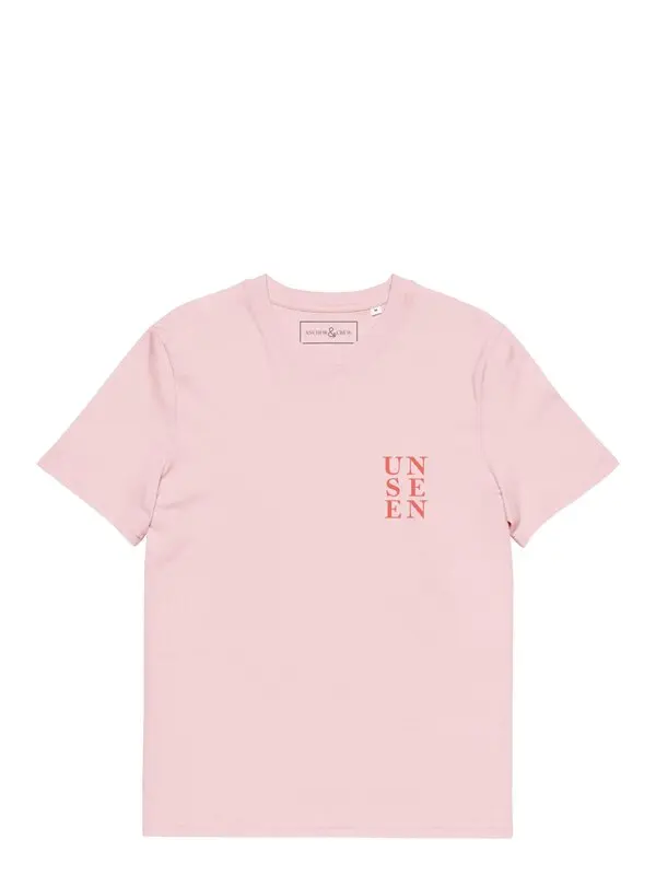 ANCHOR & CREW Cotton Eighteen Unseen Editions Organic Cotton T-shirt - Pink