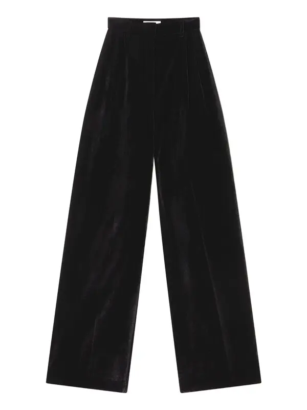 Stella McCartney Oversized High-waisted Trousers - Black
