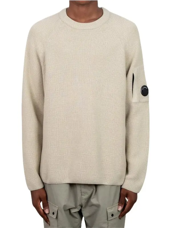 C.P. COMPANY Crew Neck Long-sleeved Knitwear - No