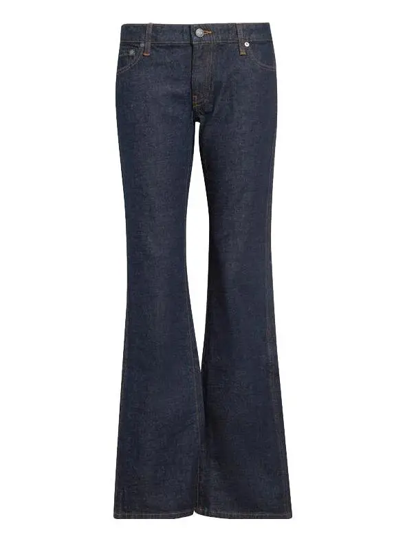 Khaite Conforti Low Rise Wide Leg Jeans - Benson