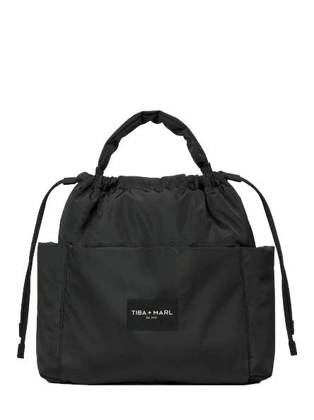 TIBA + MARL Luna Drawstring Changing Tote - Black