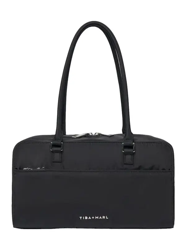 TIBA + MARL Riley Compact East-west Changing Bag Woven - Black