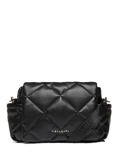 TIBA + MARL Nova Eco Compact Changing Bag Quilted Faux Leather - Black