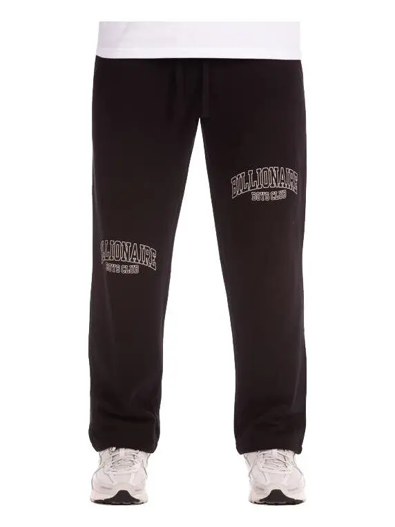 BILLIONAIRE BOYS CLUB Triple B Cotton Fleece Sweatpants - Black