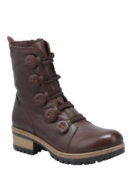 Miz Mooz Didi Leather Boot - Brown