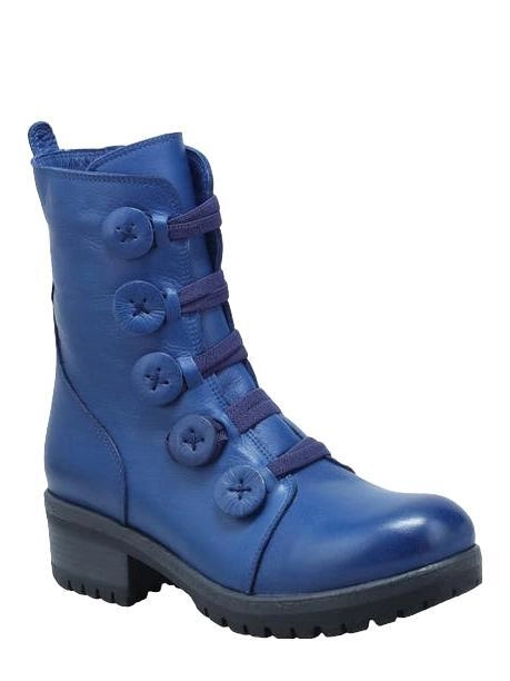 Miz Mooz Didi Leather Boot - Denim