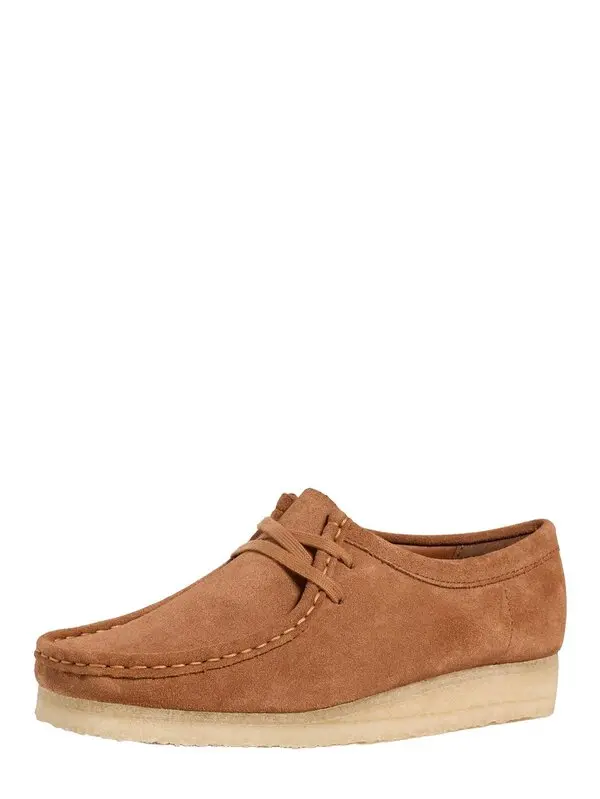 Clarks Wallabee Flats - Ginger Suede