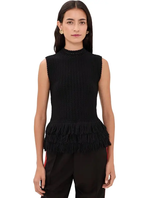 DE LORETA Amada Top - Black