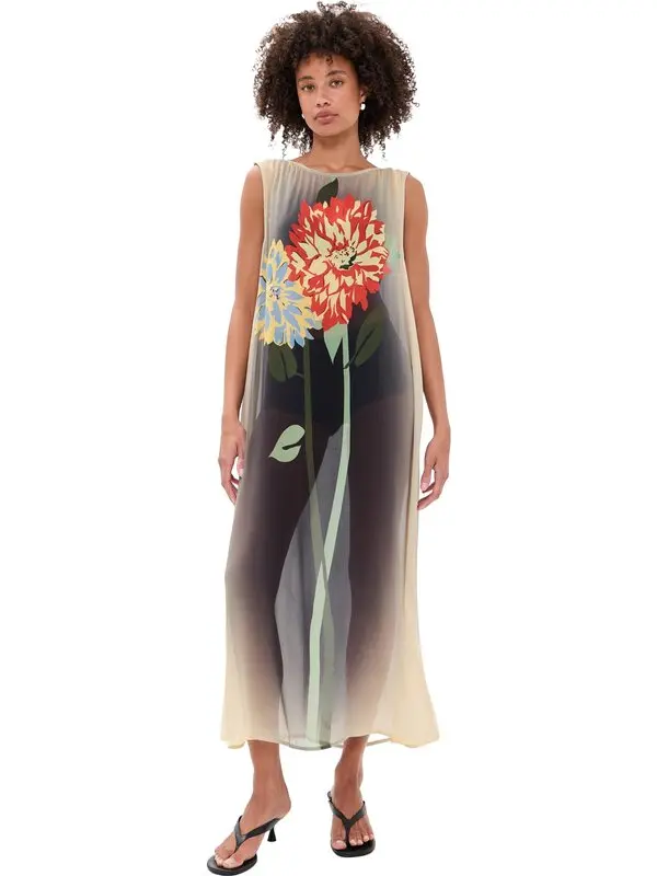 VRG GRL Jordyn Sheer Maxi Dress - Flow State