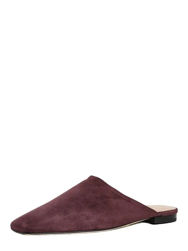 Jenni Kayne Suede Miller Mules - Wine